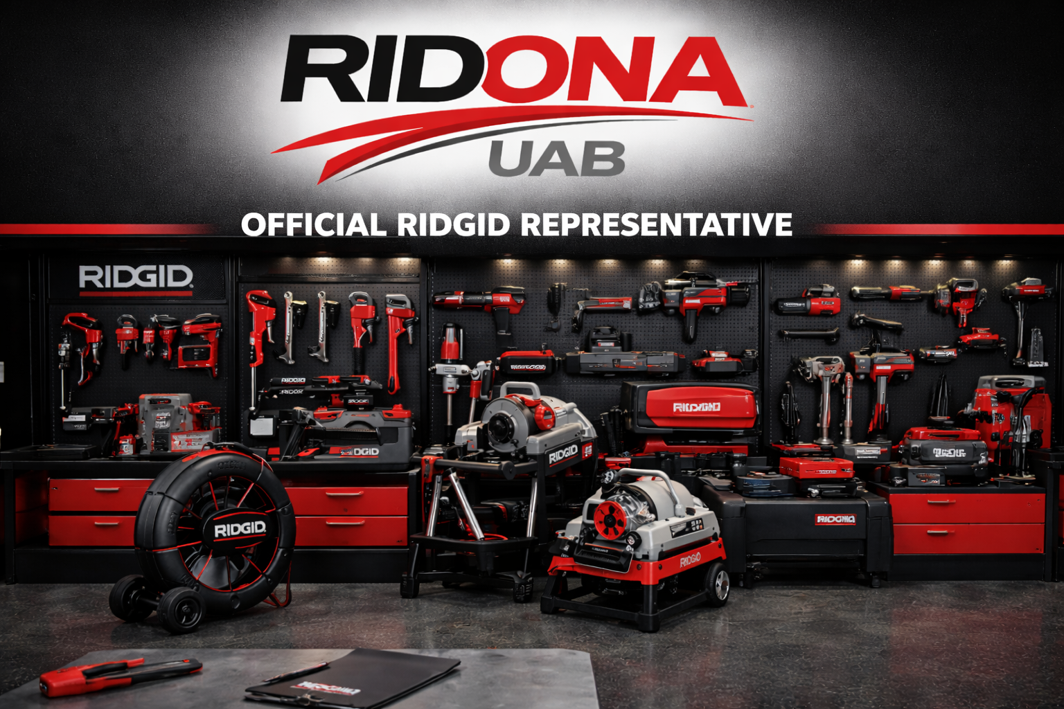 RIDONA UAB | Oficialus RIDGID® įrankių atstovas Lietuvoje – Ridona UAB